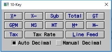 Most recommended 10 key software that mirrors your 10 key calculator.